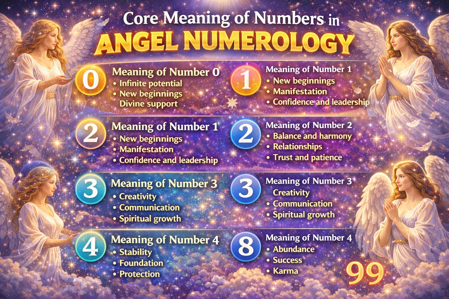 Angel Numbers Numerology: A Complete Guide to Angel Numerology and ...
